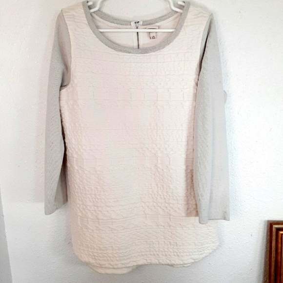 Merona | Tops | Merona Whitegray Shirt | Poshmark